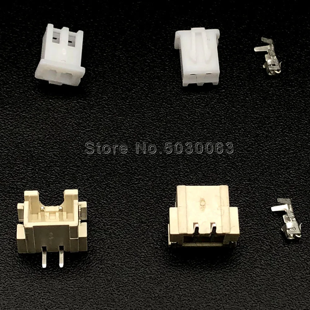 50Sets-XH2-54-Vertical-2p-2pin-XH-2-54mm-Pitch-SMD-Male-female-Wire ...