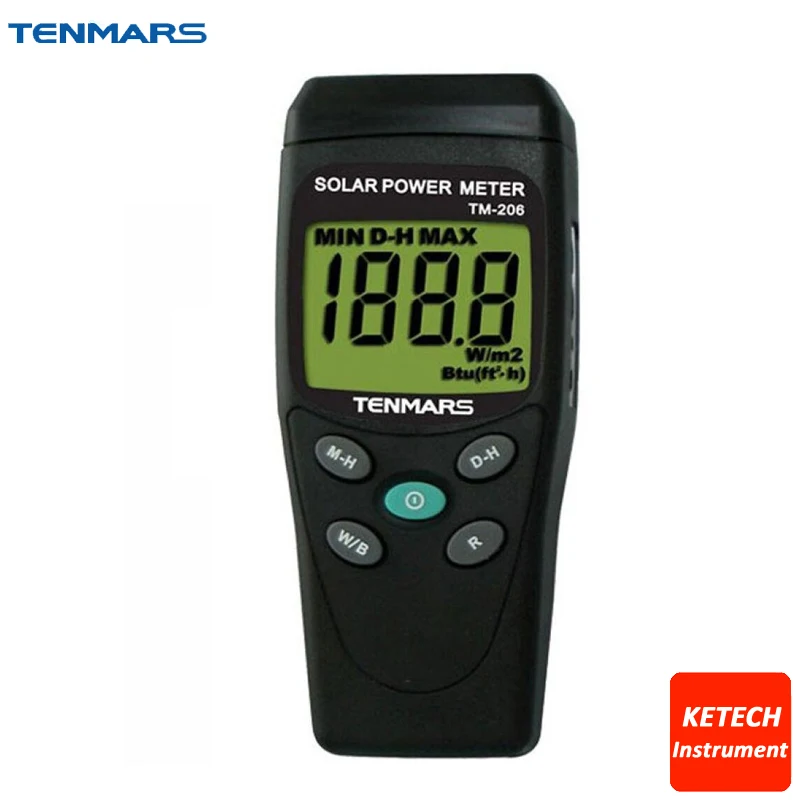 Solar Radiation Measurements Solar Power Meter Tester Tm206 - Solar ...