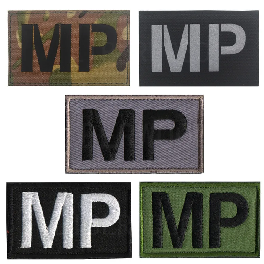 Mp Military Police Embroidery Tactical Army Patch Embroidered Fastener ...