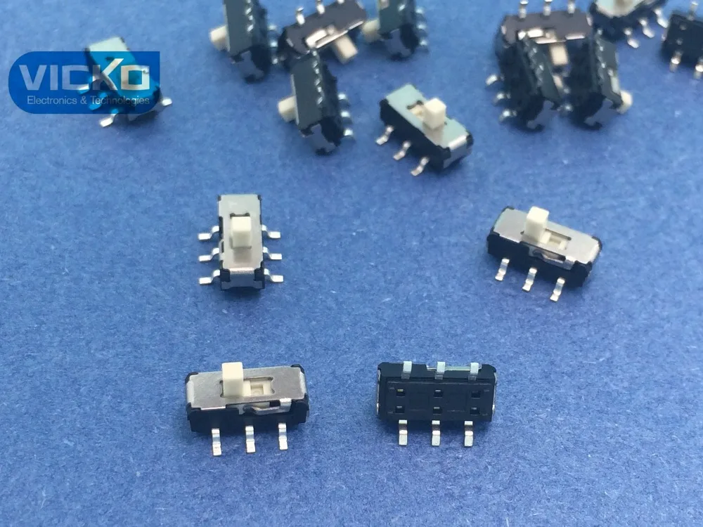 Slide Switch Vertical 6-pin Smd Microswitch Rohs Environmental High ...