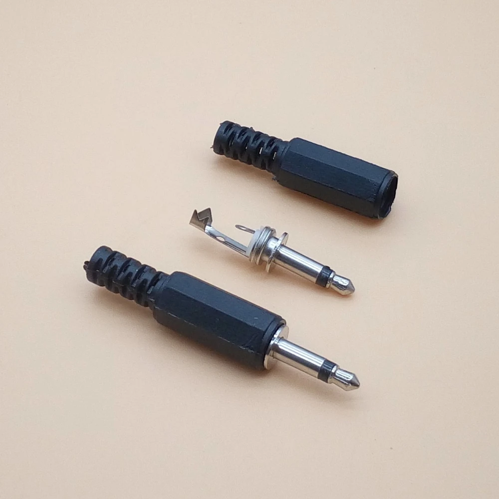 20PCS 3.5mm HeadPhone Connector Male Mono Audio Jack Plug 3.5 mm 2 Pole ...