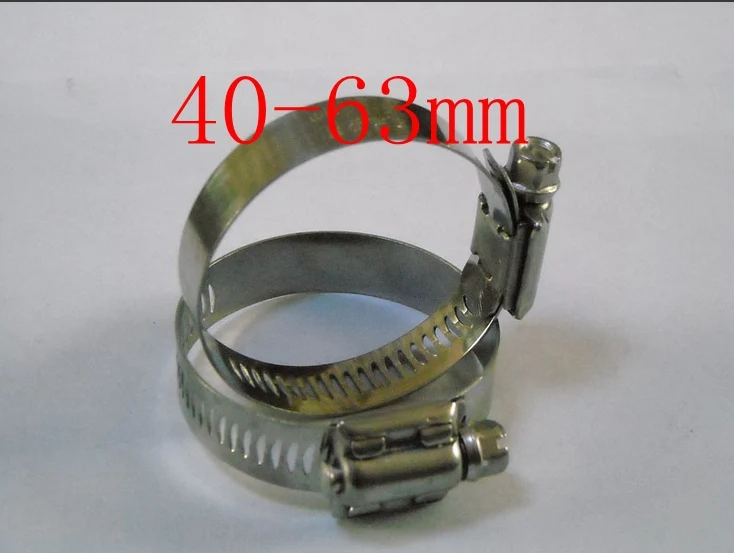 40 63mm,304,321,316 Stainless steel hose hoops,clamp hoop,pipe clamp ...
