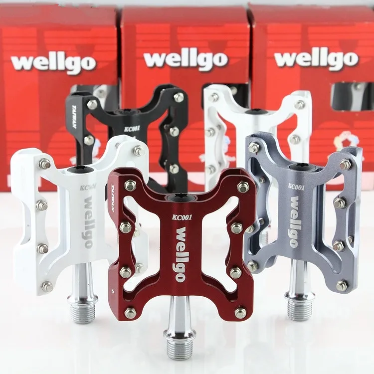 2014 100% Original Brand Wellgo KC001 Pedal fixed MTB BMX bicycle light ...