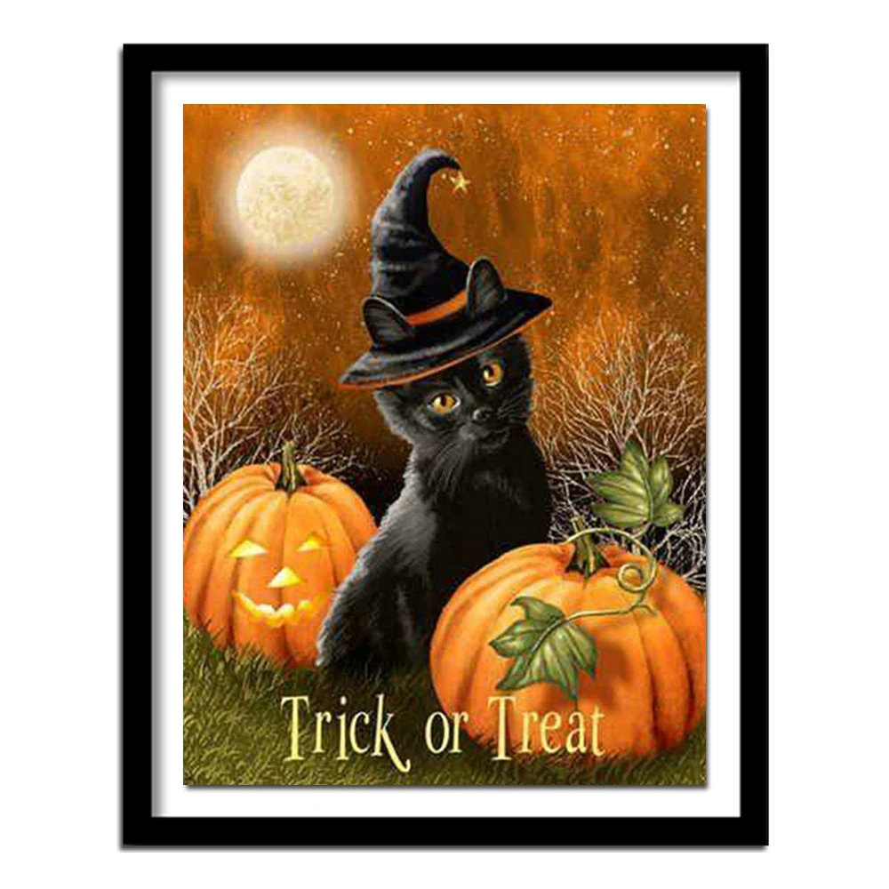 Halloween Diamond Embroidery "cartoon" Patterns Needlework Full Square ...