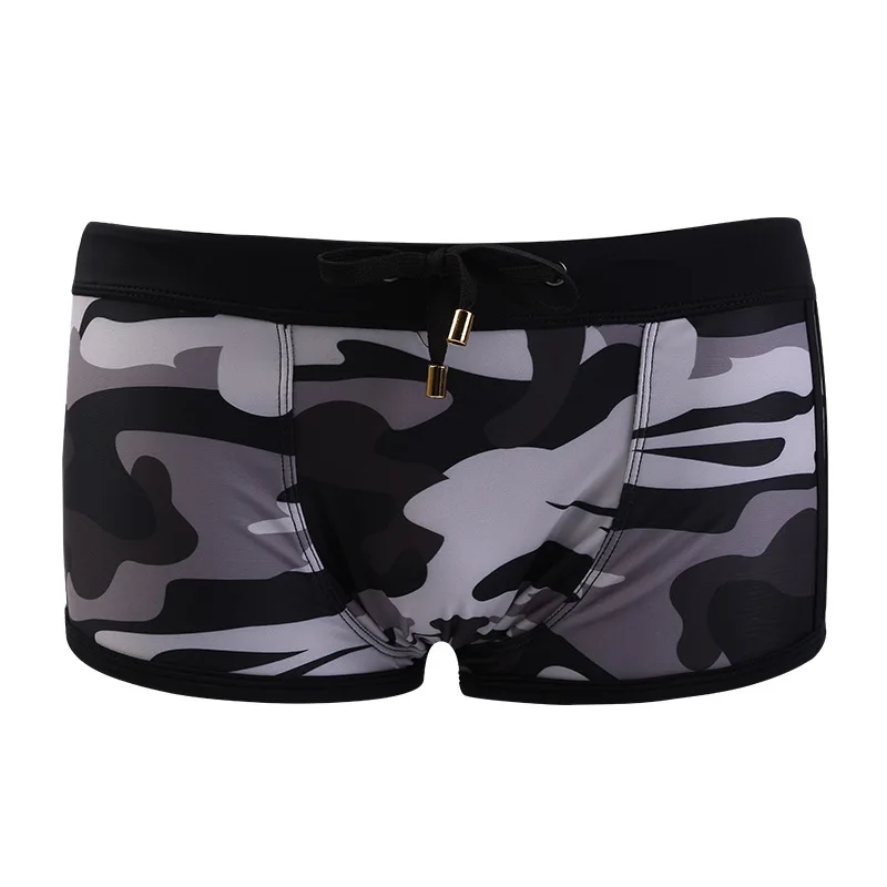 Brand Sexy Camouflage Swimwear Men Swimming Trunks Male Quick Dry Board