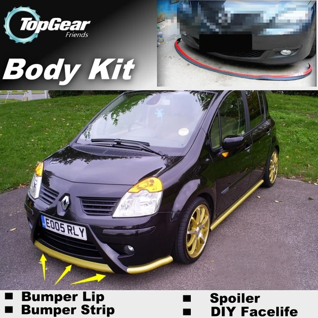 Paraurti Labbro Deflettore Labbra Per Renault Modus 2004 ~ 2012 Spoiler ...