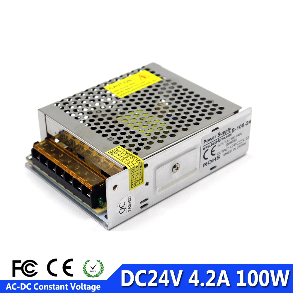Single-Output-Switching-Power-Supply-24V-4-2A-100W-AC100-240V-to-DC24V ...