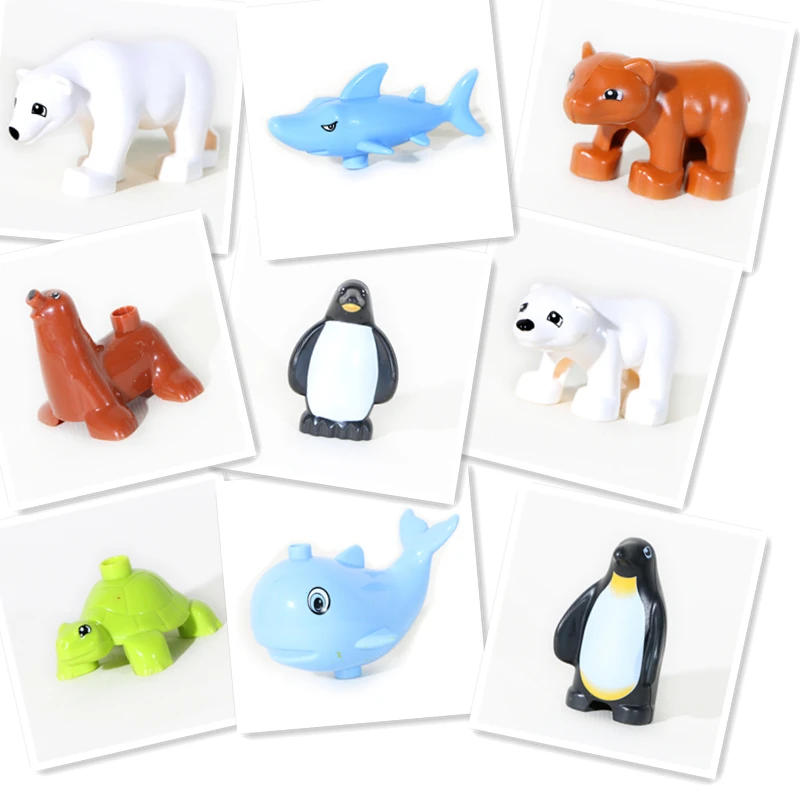 Big Duplo Building Block Marine Animal Kids Best Large Block Whale ...