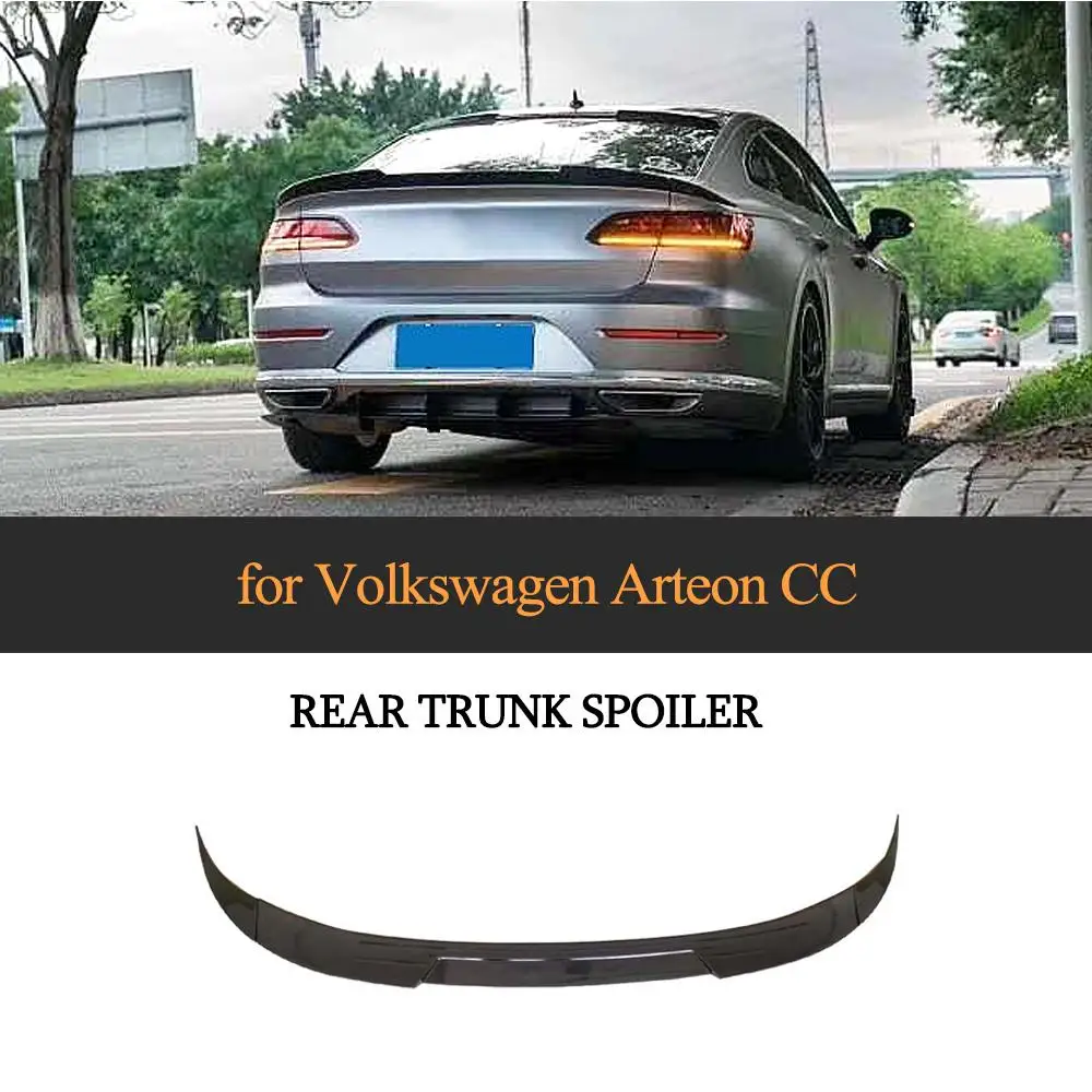 Задний спойлер багажника автомобиля крыло губы для Volkswagen VW CC Arteon автомобильный стикер ...