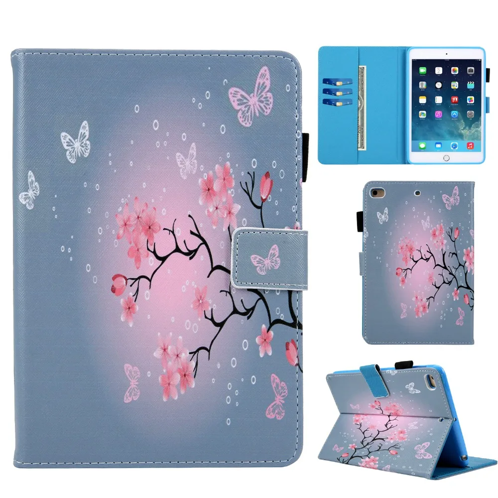Tablet Case For Apple iPad air 2 iPad5 iPad6 Printed Cute Butterfly ...