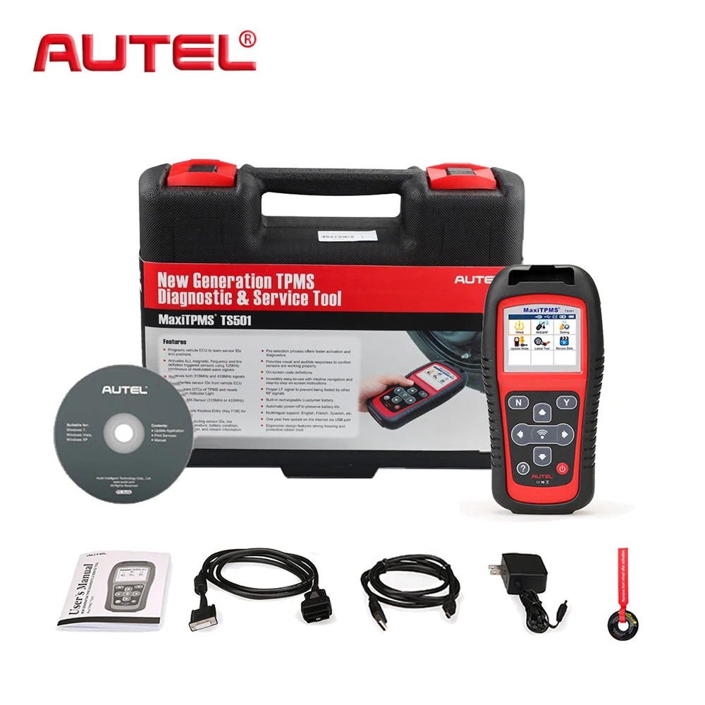 Autel Tire Pressure Tool Maxitpms Ts501 Tpms Sensors Diagnostic Tool Tpms Service Auto Scan Tool