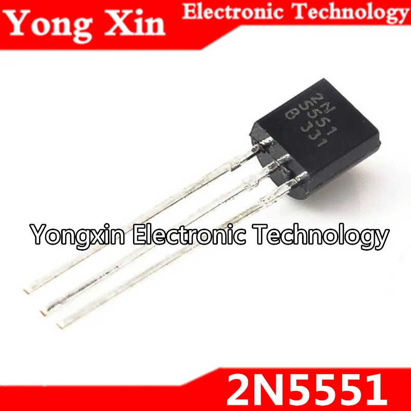100PCS 2N5551 TO 92 2N5551 TO92 0.6A 160V NPN|Connectors| - AliExpress