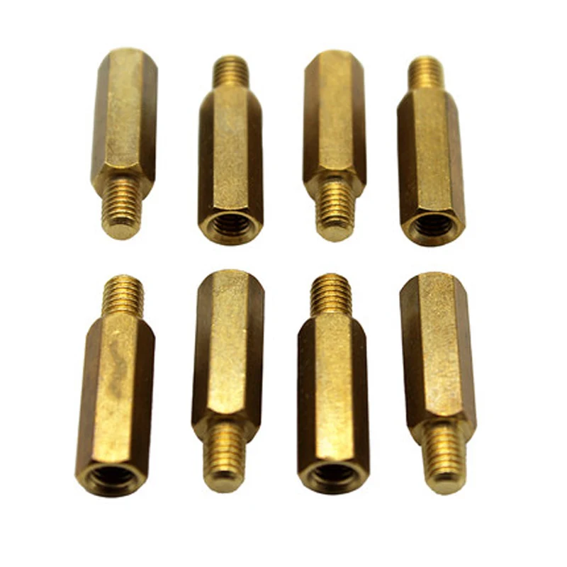 M5x10-50mm-7mm-Brass-Hexagonal-Pillars-Single-Pass-Hex-Support-Column ...