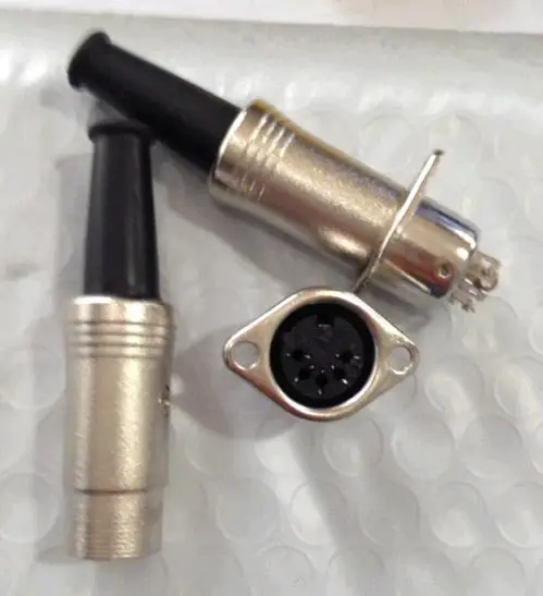5Set DIN plug on metal keyboard plug stereo plug metal keyboard 5P 5P ...