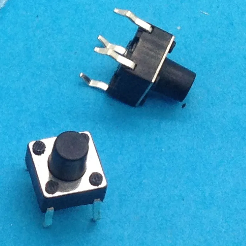 500PCS 6X6X7 DIP Tactile Tact Mini Push Button Switch Micro Switch ...