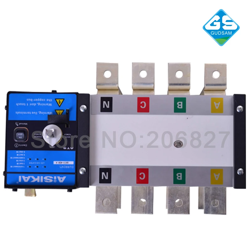 400A Three phase 4P genset automatic transfer switch (ATS 400A) -in ...