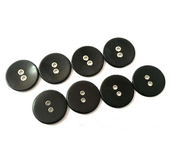 new White black eyelet Buttons Resin 2 Holes Baby Sewing Accessories ...