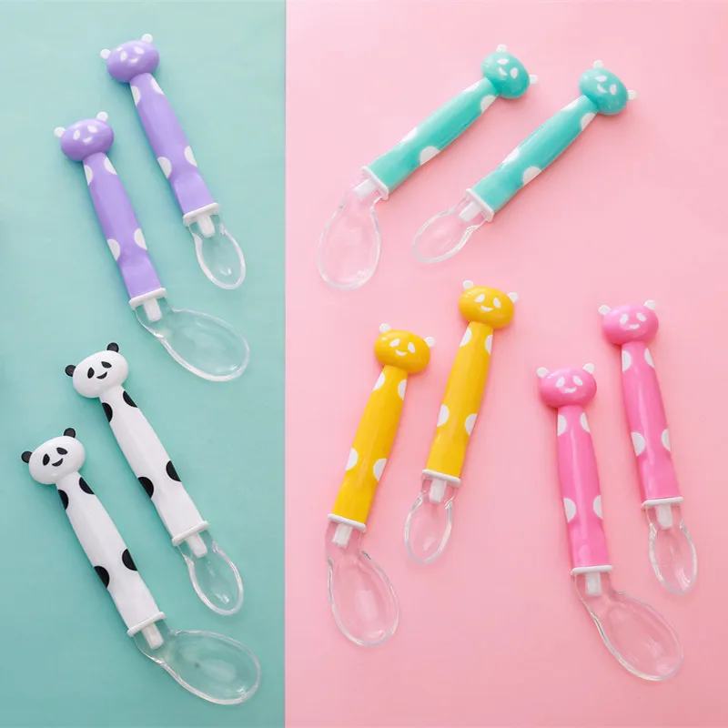 2PCS-Children-Cartoon-Spoon-Tableware-Set-Baby-Dinner-Plate-Baby ...