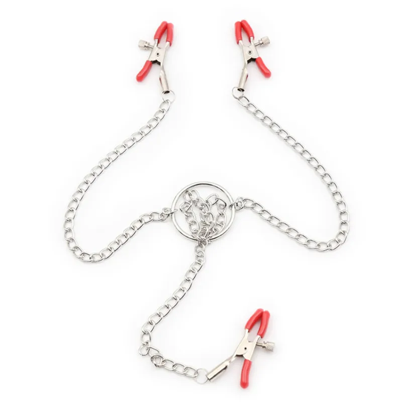 Sex Toys Nipple Clamps Metal Chain Labia Clitoris Clip Bdsm Bondage Fetish Adult Game Sex Toy