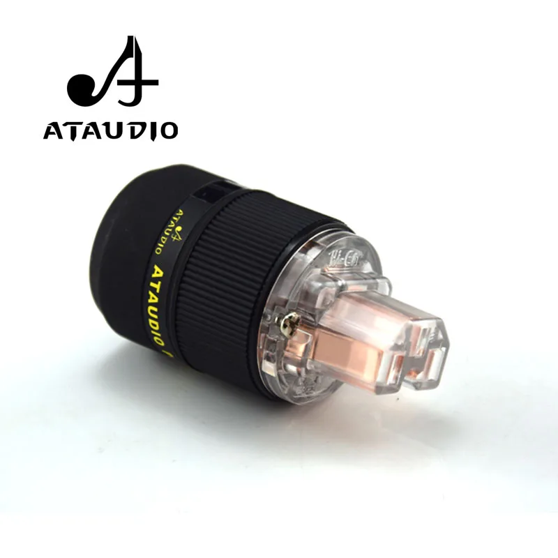 ATAUDIO Hifi Power Plug Red Copper One Pair US Power Connector + IEC ...