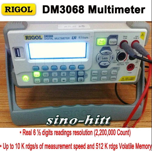 Rigol DM3068 6 1/2 자리, 듀얼 디스플레이 디지털 멀티 미터 DM 3068 범용 미터,|multimeter rms ...