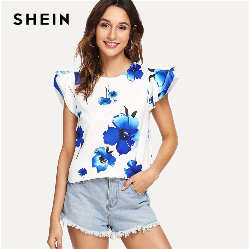 Buy Shein Multicolor Casual Minimalist Keyhole Back