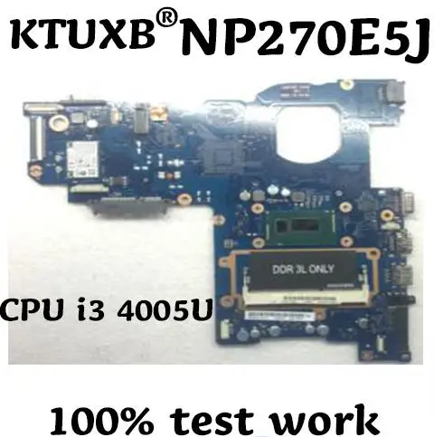 BA41-02342A BA92-14381A для samsung NP270E5J 270E5J 270E5 ноутбук материнская плата Процессор i3 ...