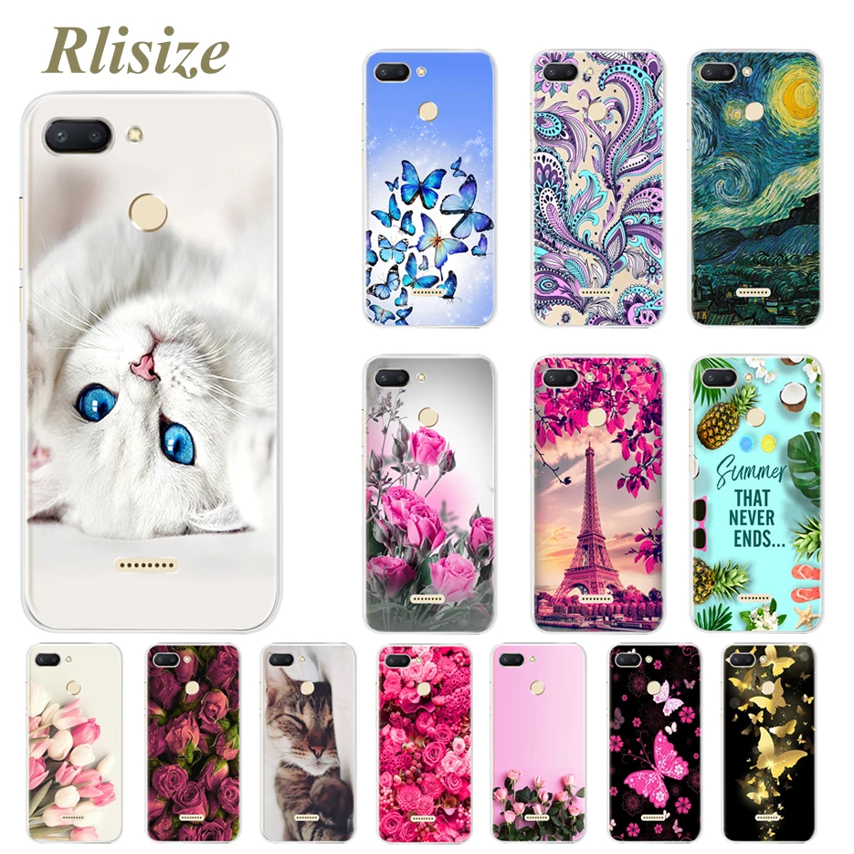 Cute Patterned Case for Xiaomi Redmi 6 Silicone Soft TPU Cases for ...