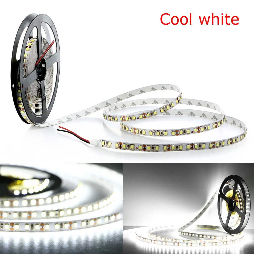 Flexible 5M 2835 SMD 600 LED Strap Light Non Waterproof Cool /Warm ...
