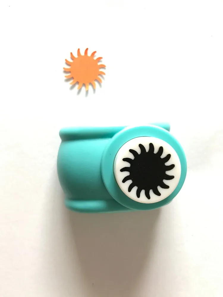free shipping 1 inch sun shape craft punch Scrapbooking school Paper ...