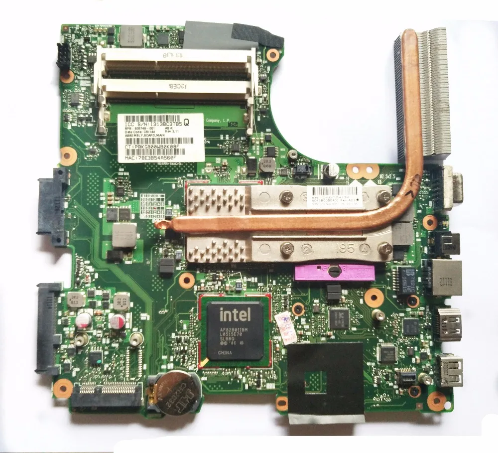 605748-001 подходит для hp Compaq CQ 320 420 620 материнская плата для ...