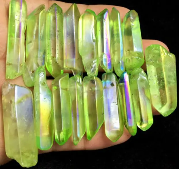 100g-Viridescent-Spirit-Aura-Quartz-Crystal-Titanium-Bismuth-Silicon ...