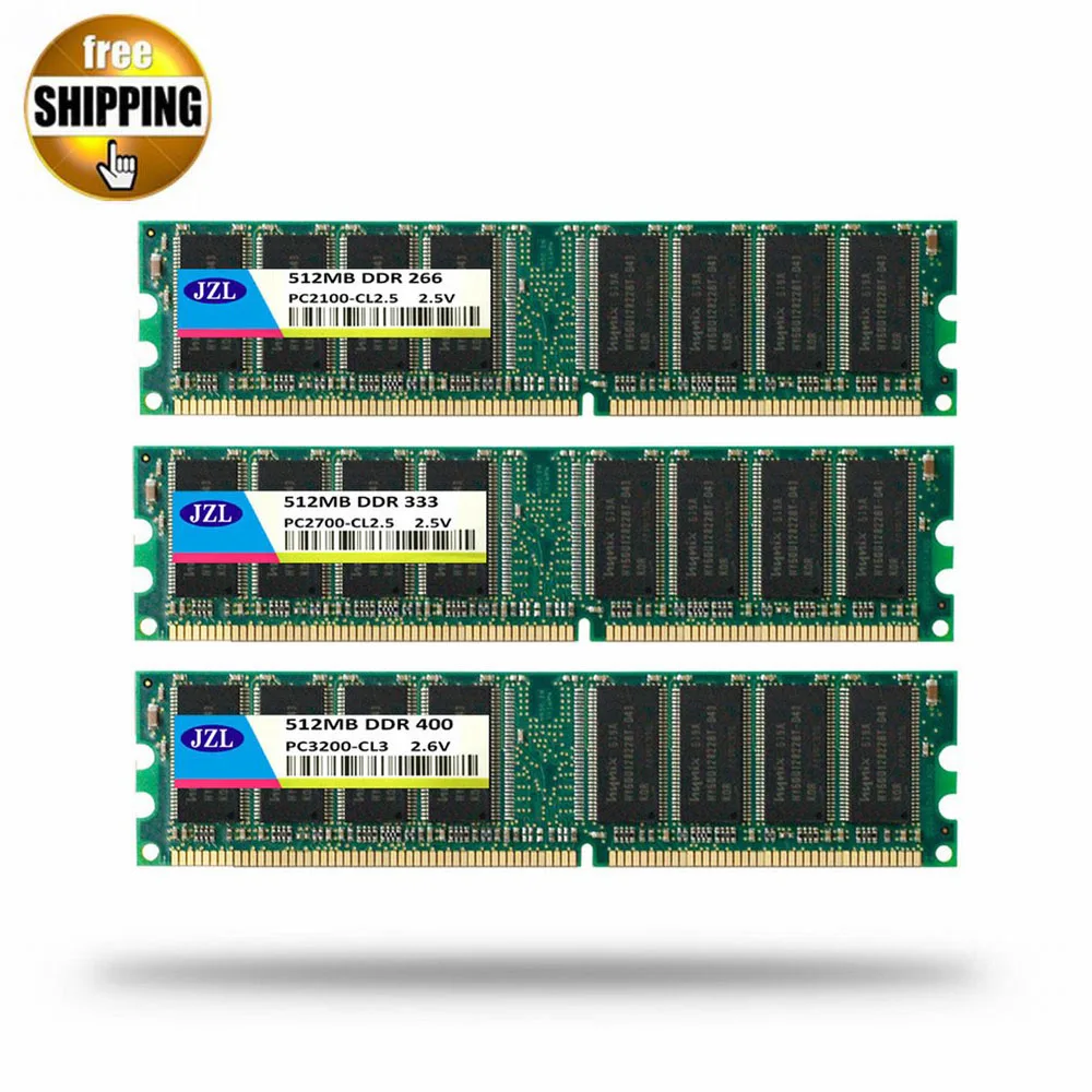 Aliexpress.com : Buy JZL Memoria DDR1 DDR 400 333 266 MHz 512MB PC 3200 ...