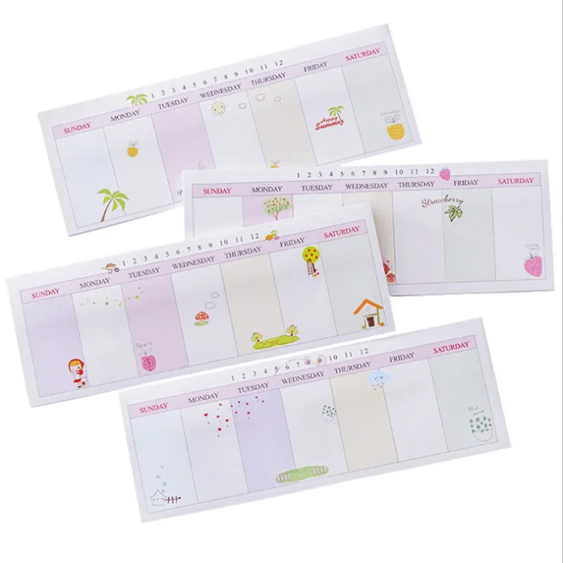 40 long notes sticky notes cute stickers small stickers cartoon sticky ...