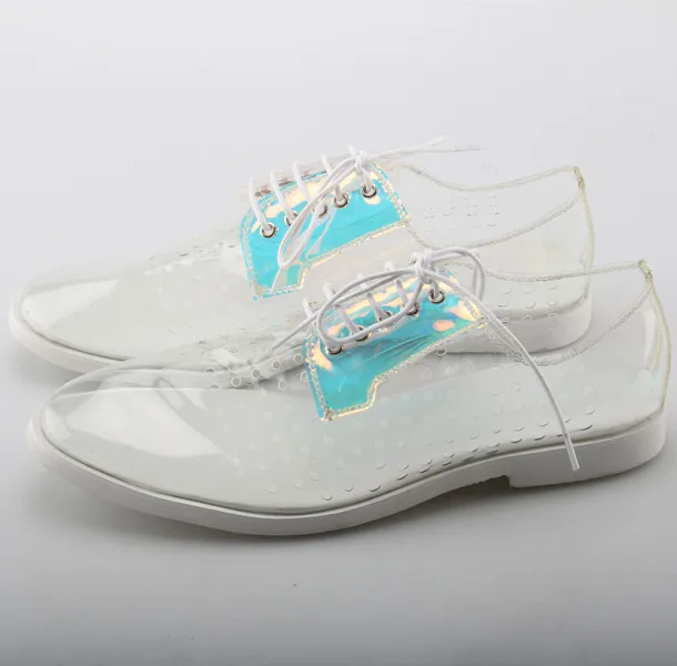 Fashion Hot Men Shoes Basic Breathable White Transparent See Through ...