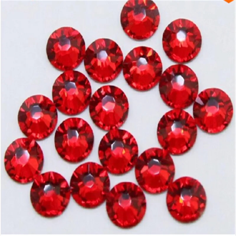 Super Shiny 1440p ss6 2mm Non Hotfix Rhinestone Dark Red Crystal Dark ...