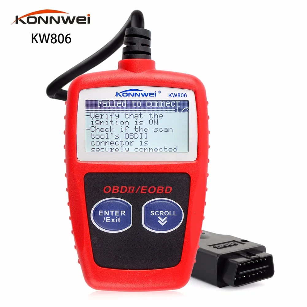 Aliexpress.com : Buy 2016 New Lowest price KW806 OBD2 Auto Code Reader ...