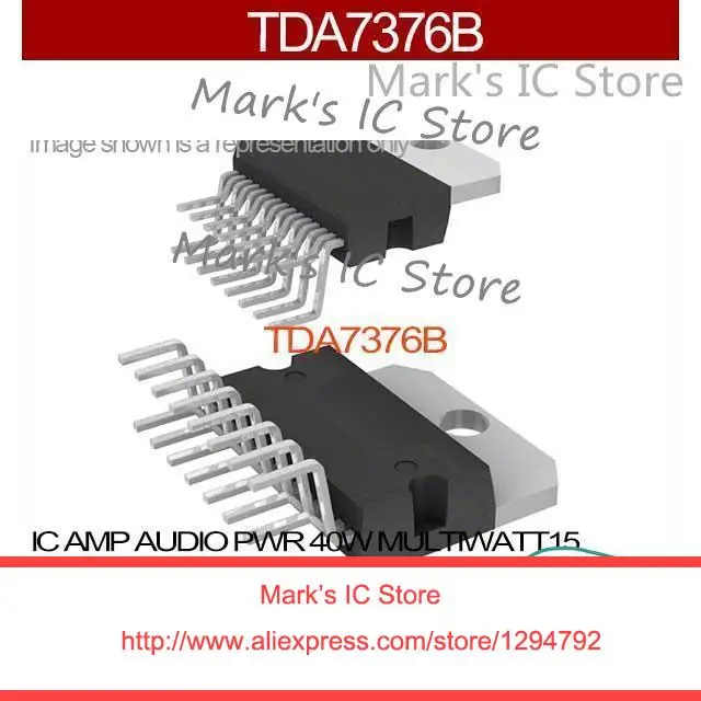 Tda7376b IC AMP AUDIO PWR 40 W MULTIWATT15 TDA7376 7376 TDA73 7376B TDA7 7376B|amp rms|amp ...