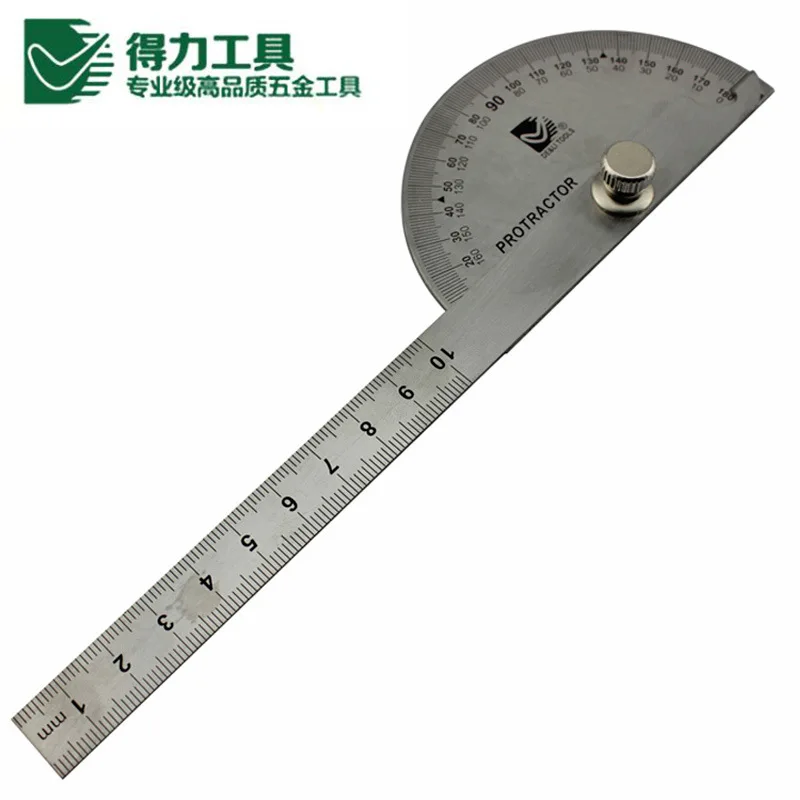 1pcs Stainless Steel Protractor Protractor Angle Gauge Diagonal ...