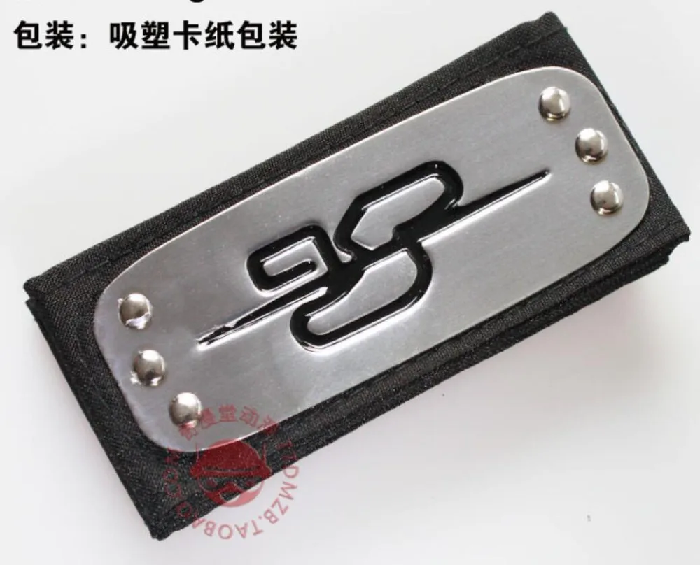 Cosplay Naruto Headband Anime Halloween PU Headwear Pain Gaara ...