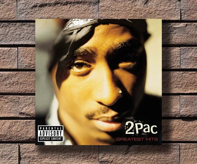G 644 Tupac Shakur 2Pac Music Rapper Album Cover Fabric Home Decoration ...