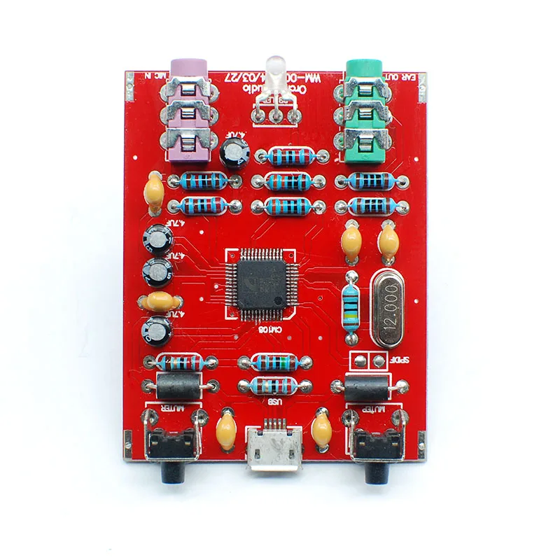 CIRMECH CM108 USB Soundcard DIY Kit USB DAC Virtual 7.1 Channel ...