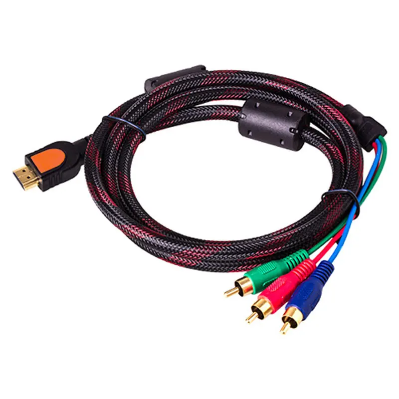 Cables de vídeo con componentes HDMI a 3 RCA de alta calidad de 1,5 M ...