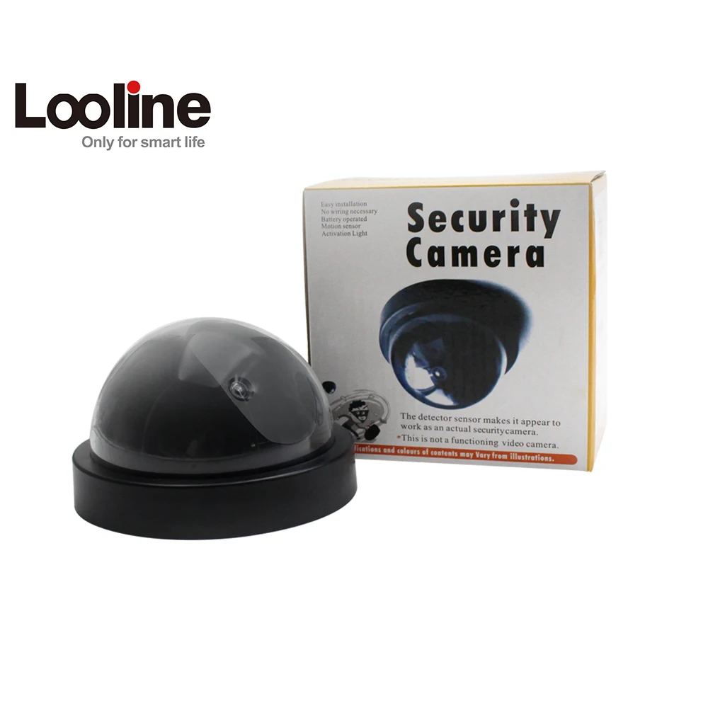 Indoor Outdoor Surveillance Dummy Fake Camera Ir Led Wireless Dome ...
