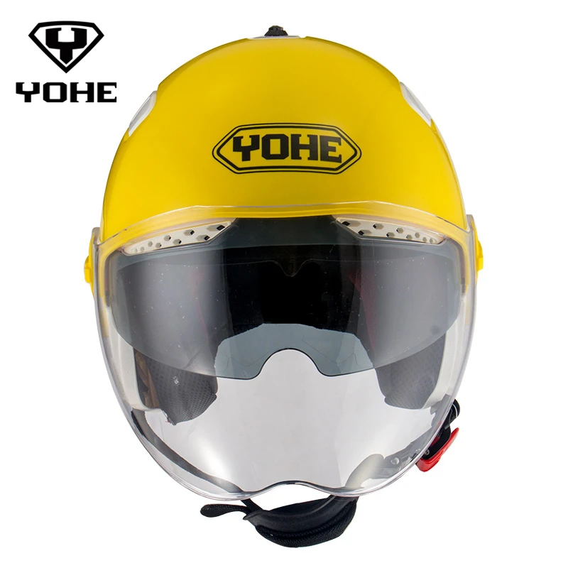 YOHE Half Motorcycle Helmets ABS Moto Helmet Unisex Casco Capacete ...