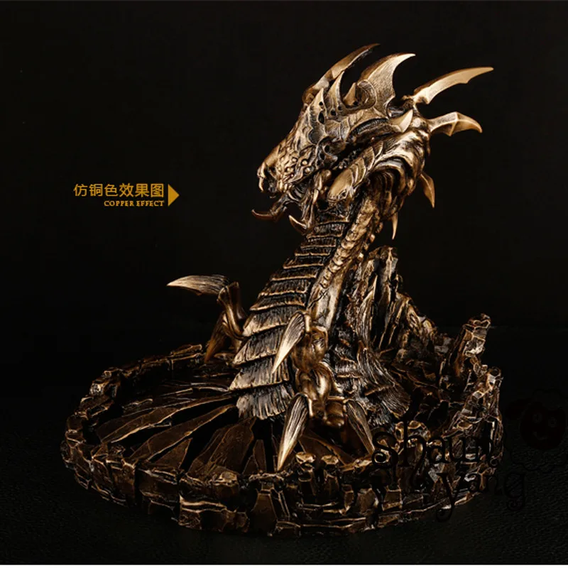 Cool Baron Dragon GK, estatua de resina de escritorio grande hecha a ...