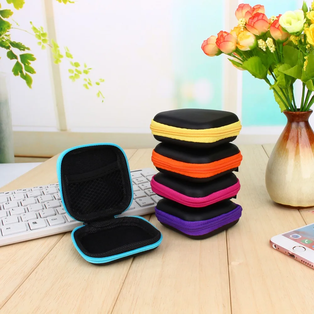 Plastic Earphone Protection Bag | Plastic Headphone Storage Box ...