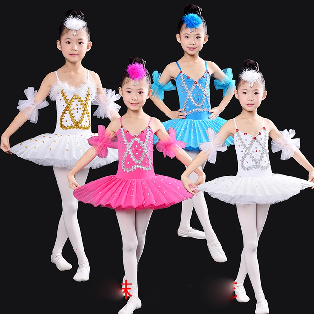 Kids' Professional Ballet dance Costume Girls' Swan Lake Ballet dancing ...