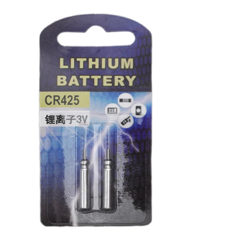 10PCS 3V CR425 Lithium battery pin cell LiMnO2 dry primary battery for electric fishing float ...