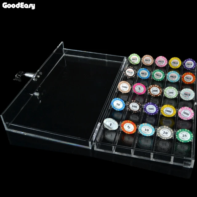 Casino Chip Display Case